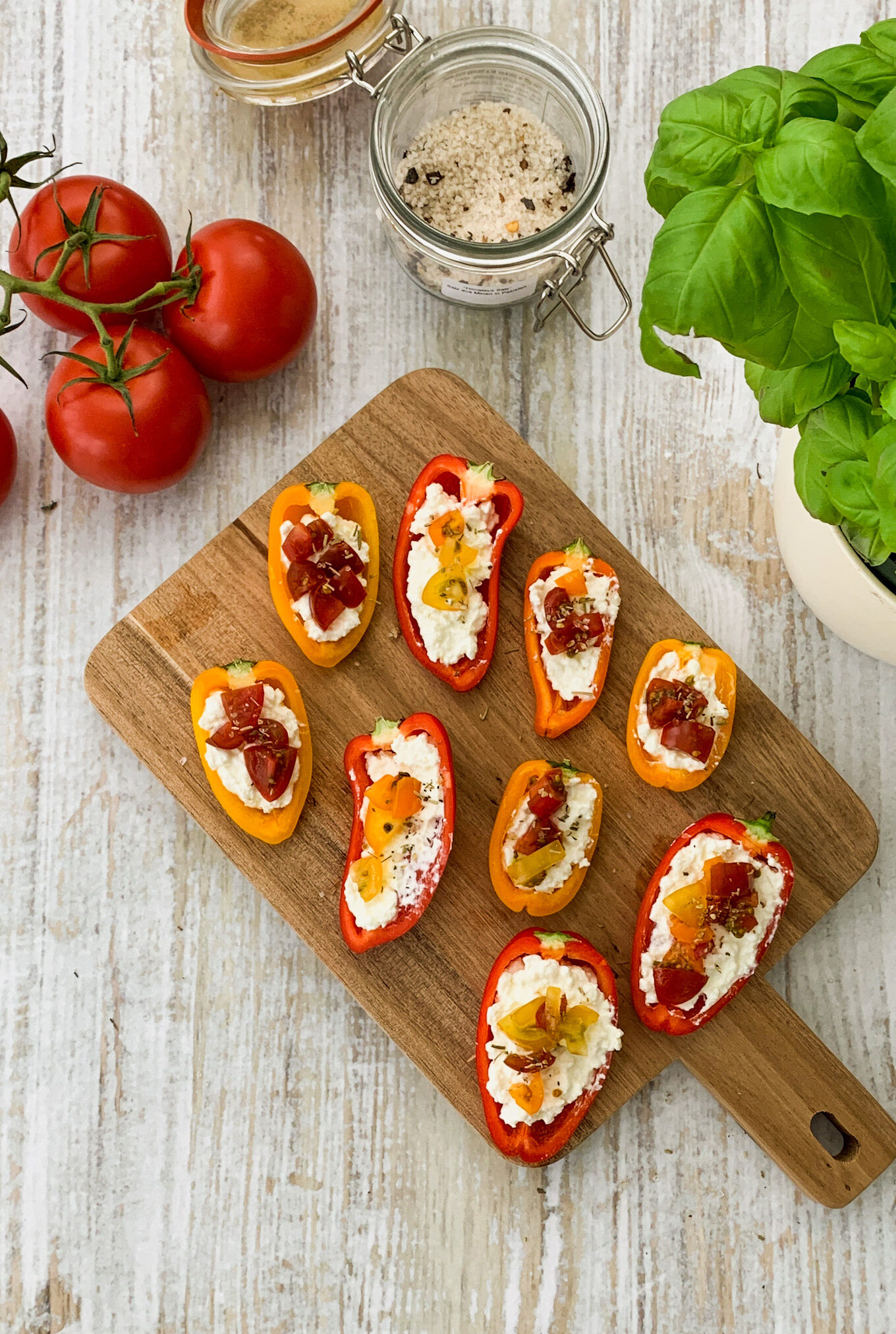 High Protein Paprika Snack – sommerlich & gesund - Mimi & Rose Food Love