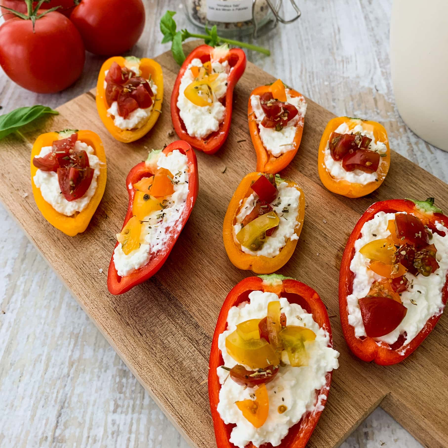 High Protein Paprika Snack – sommerlich & gesund - Mimi & Rose Food Love